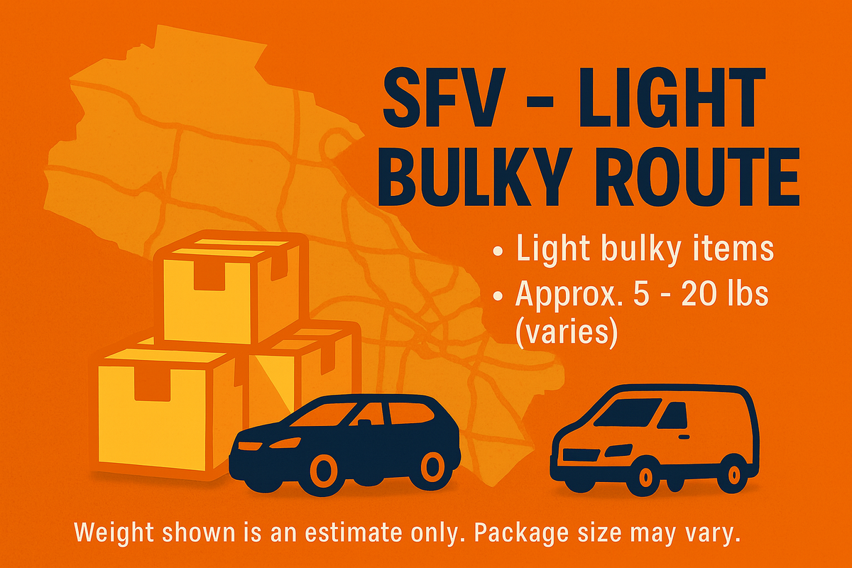CNS SFV Light Bulky Route – CNS Delivers